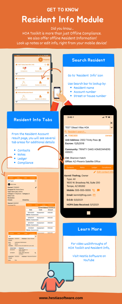 Getting Started with Resident Information – Hestia Software